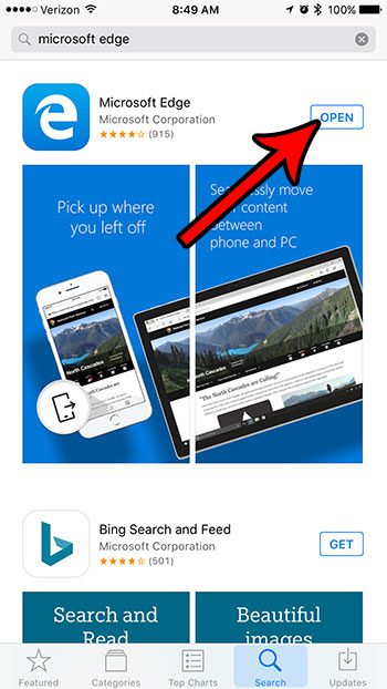 Microsoft Edge 现已可用于 iPhone - 极客世界